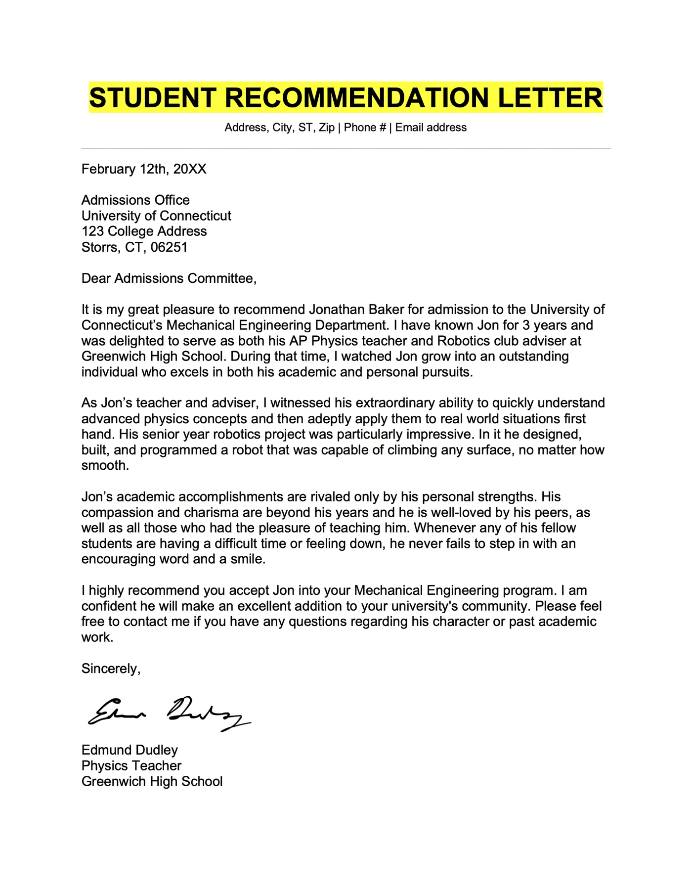 Reference Letter คืออะไร ตัวอย่างจดหมายแนะนำ - Apexeducate